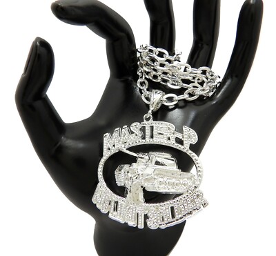 NO LIMIT RECORDS Pendant & 6mm 18", 20", 24", 30" Link Chain Hip Hop ...