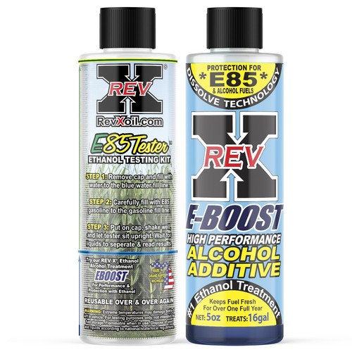 REV X E85 Tester + EBoost Ethanol Fuel Treatment Sample - #1 Ethanol ...