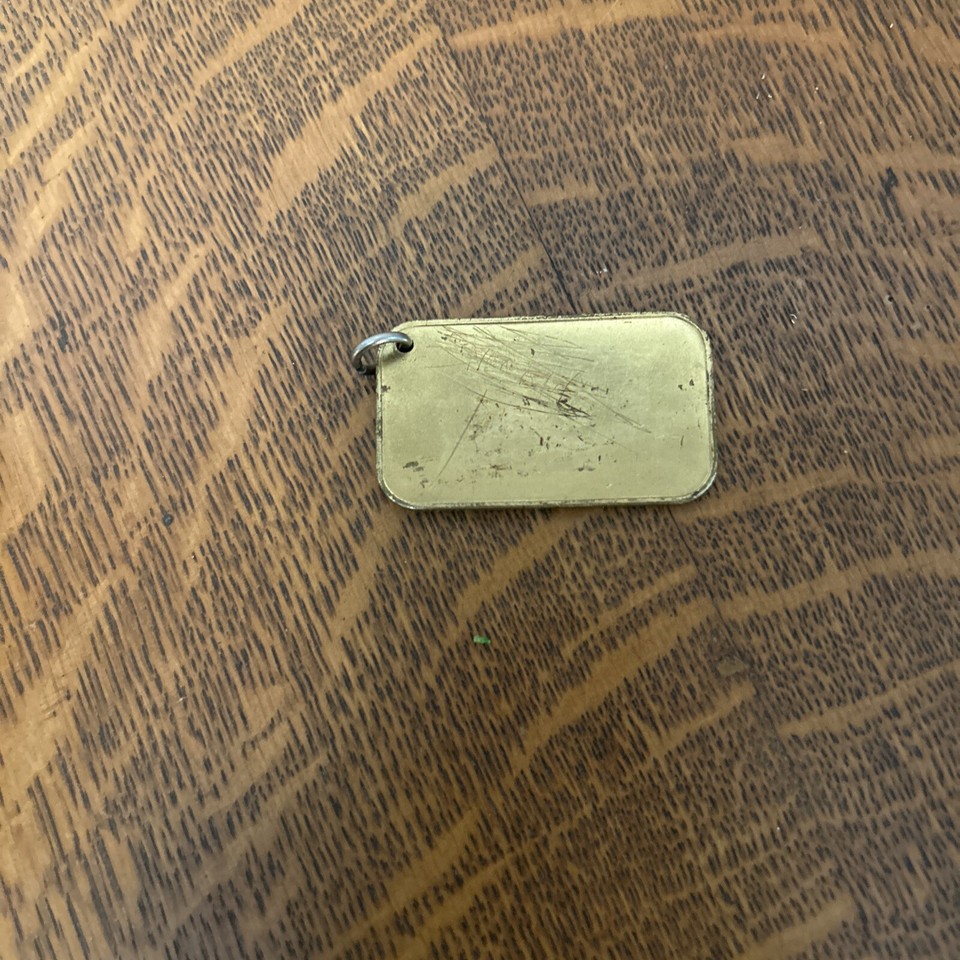 Vintage GE HOTPOINT Gold Getters Tag Keychain Key Ring Fob 07156 Brass ...