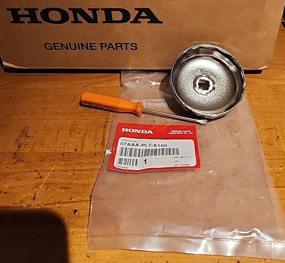 Genuine Honda OEM Oil Filter Wrench 3/8 Drive 65mm NEW ACURA CIVIC TSX ...