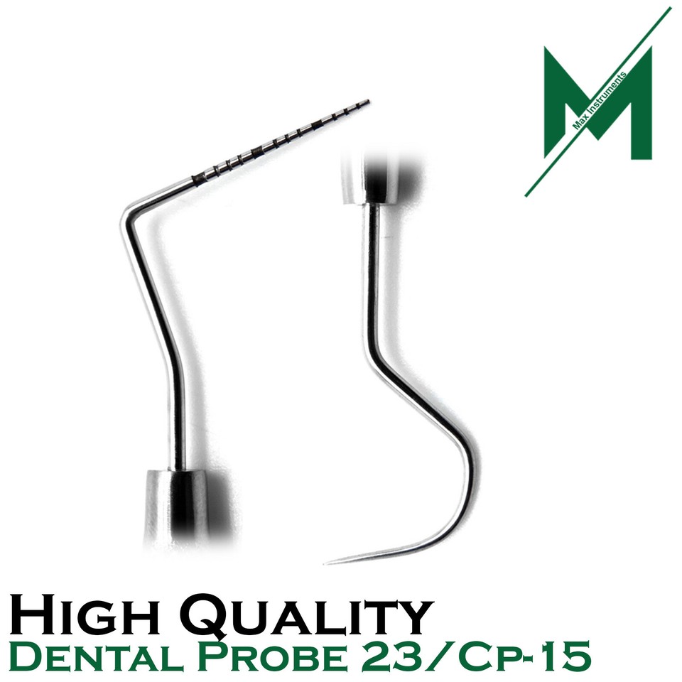 Dental Perio Explorer 23 Probe UNC 15 Color Marking Diagnostic Double ...