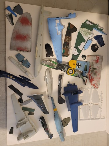 Large L O T Plastic Model Airplane Wings And Parts | eBay
