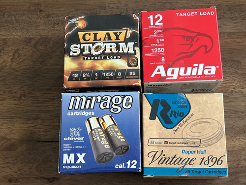 Lot of 4 EMPTY 12 Gauge Shotgun Shot Shell Boxes | eBay