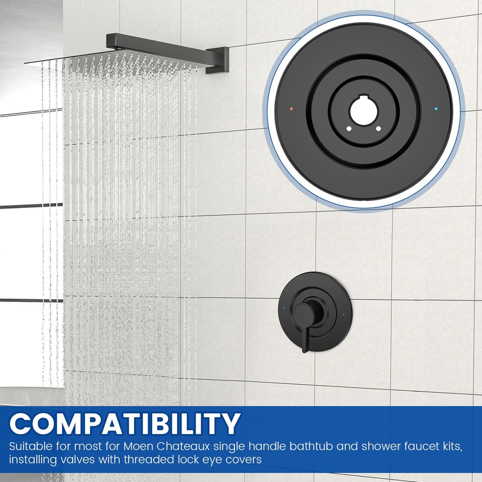 Shower Escutcheon Plate Stainless Steel Shower Faucet Cover Plate CoeIY ...