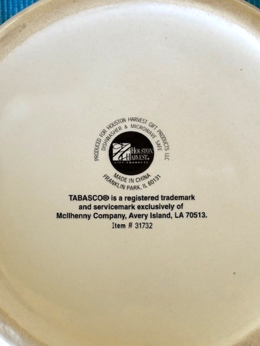 3 -Tabasco Hot Sauce Soup Chili Handled Mug Bowl 7" McIlhenny Co 12 Oz ...