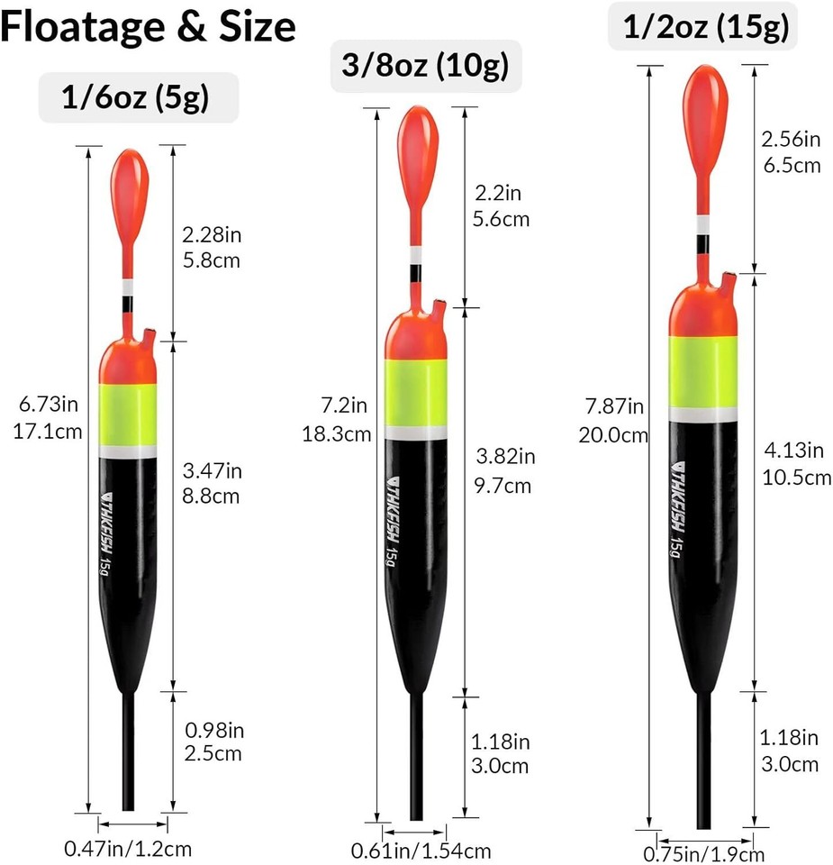 Fishing Floats and Bobbers Wood Slip Bobbers for Fishing Balsa Floats ...
