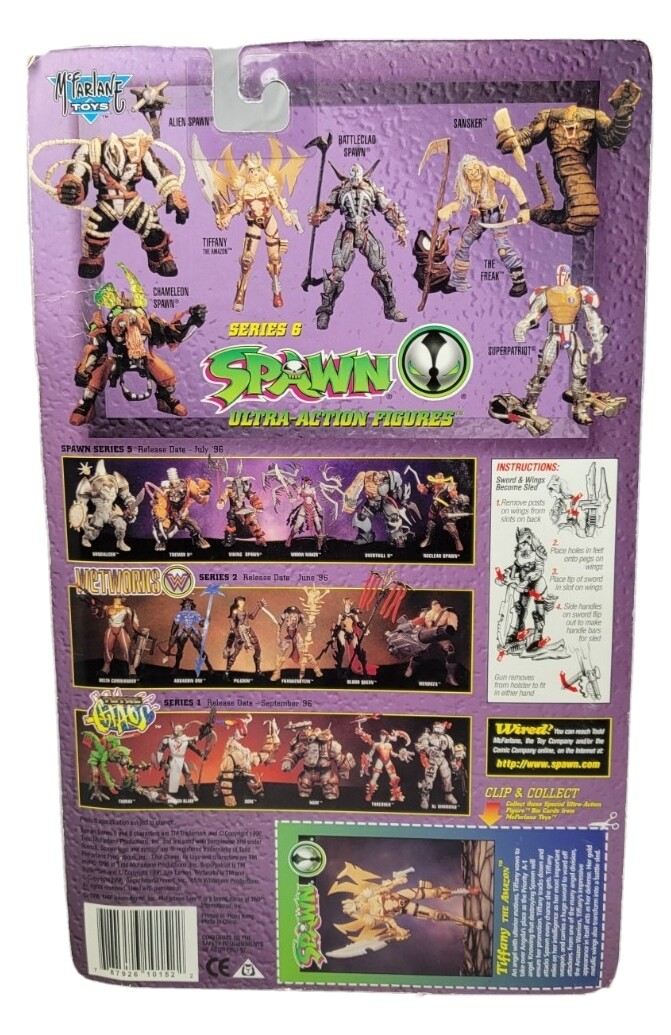 Spawn Tiffany the Amazon Series 6 1996 McFarlane Toys Ultra Figure VTG ...
