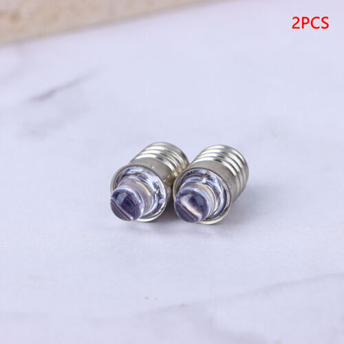 2pcs E10 Led Flashlight Bulb DC 3V 6V Instrument Bulb Indicator Lamp ...