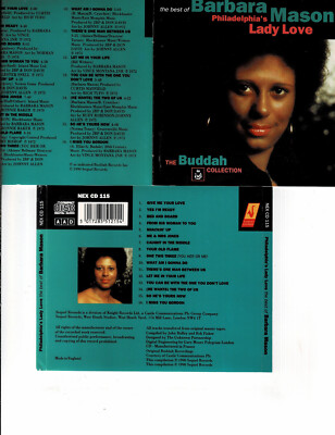 BARBARA MASON - BEST OF: PHILADELPHIA'S LADY LOVE (CD 1990) **16 TRACKS ...