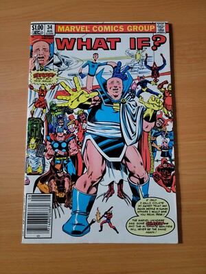 What If? #34 Newsstand Variant ~ VF - NEAR MINT NM ~ 1982 Marvel Comics ...