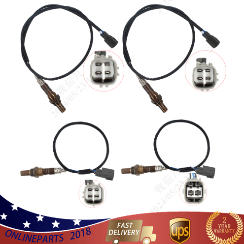 For 2001-2003 Toyota RAV4 Set Of 4 Air Fuel Ratio Oxygen Sensor O2 ...