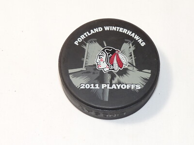WHL Portland Winter Hawks 2011 Playoffs Official Size Hockey Puck | eBay