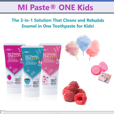 MI Paste ONE Kids Anti-cavity Toothpaste, Two-in-one Formula, 35 mL per ...