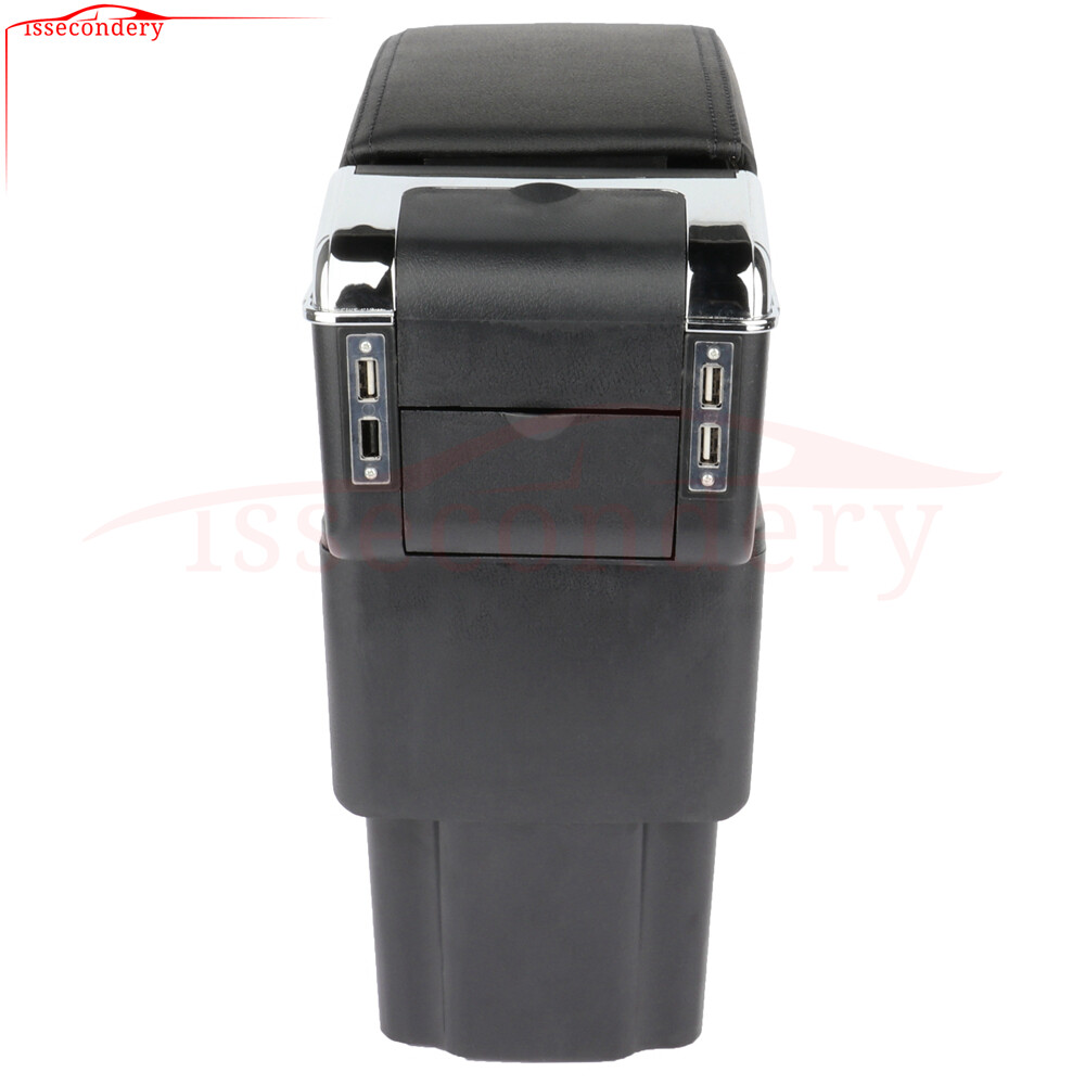 Fits 2011-2015 Nissan Juke SUV Center Console Armrest Storage Box Black ...