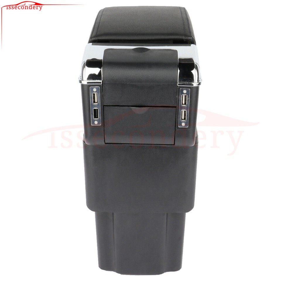 Fits 2011-2015 Nissan Juke SUV Center Console Armrest Storage Box Black ...