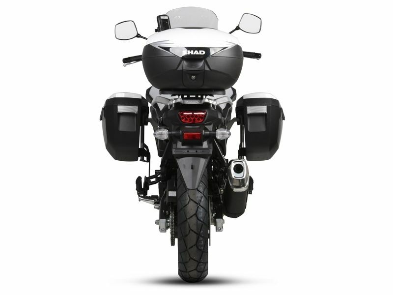 SHAD 3P FITTING SYSTEM + SH36 WHITE PANNIERS - KAWASAKI VULCAN S 650 ...