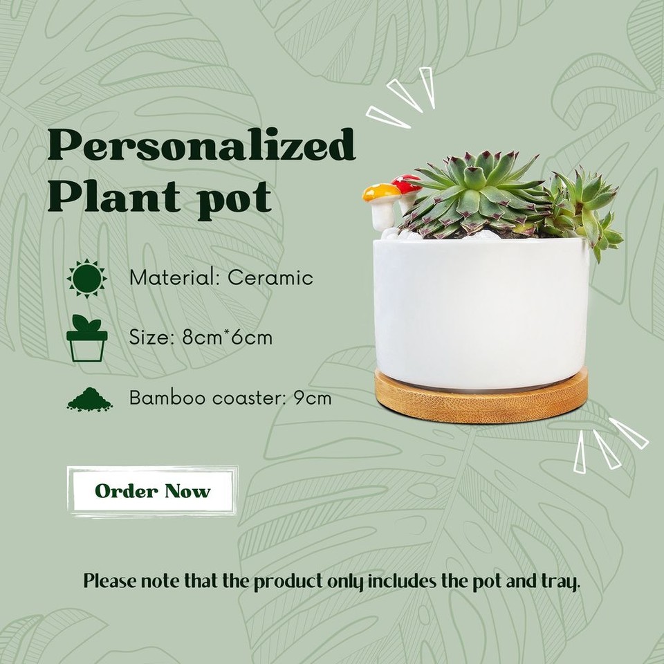 Personalized Grandma's Garden Plant Pot, Love Grows Here Plant Pot ...