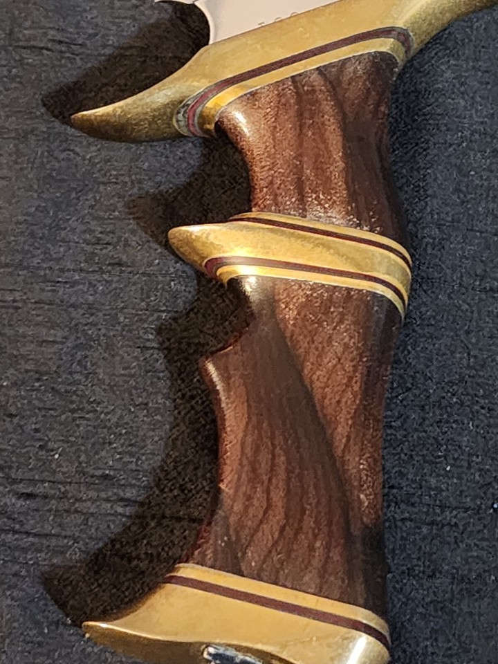 *RARE * Bill Luckett Handmade Custom Bowie Knife 6" Texas Dagger | eBay