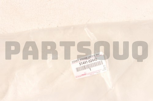 5144102440 Genuine Toyota COVER, ENGINE UNDER, RH 51441-02440 | eBay