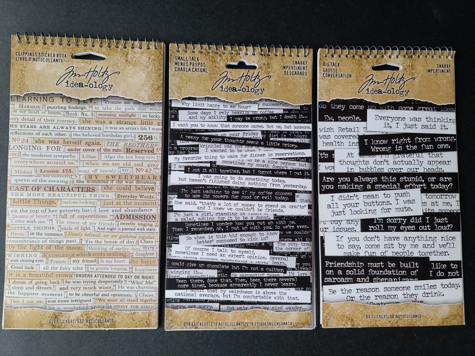 Tim Hotz Stickers Idea - ology Small / Bog & Talk Clippings Word ...