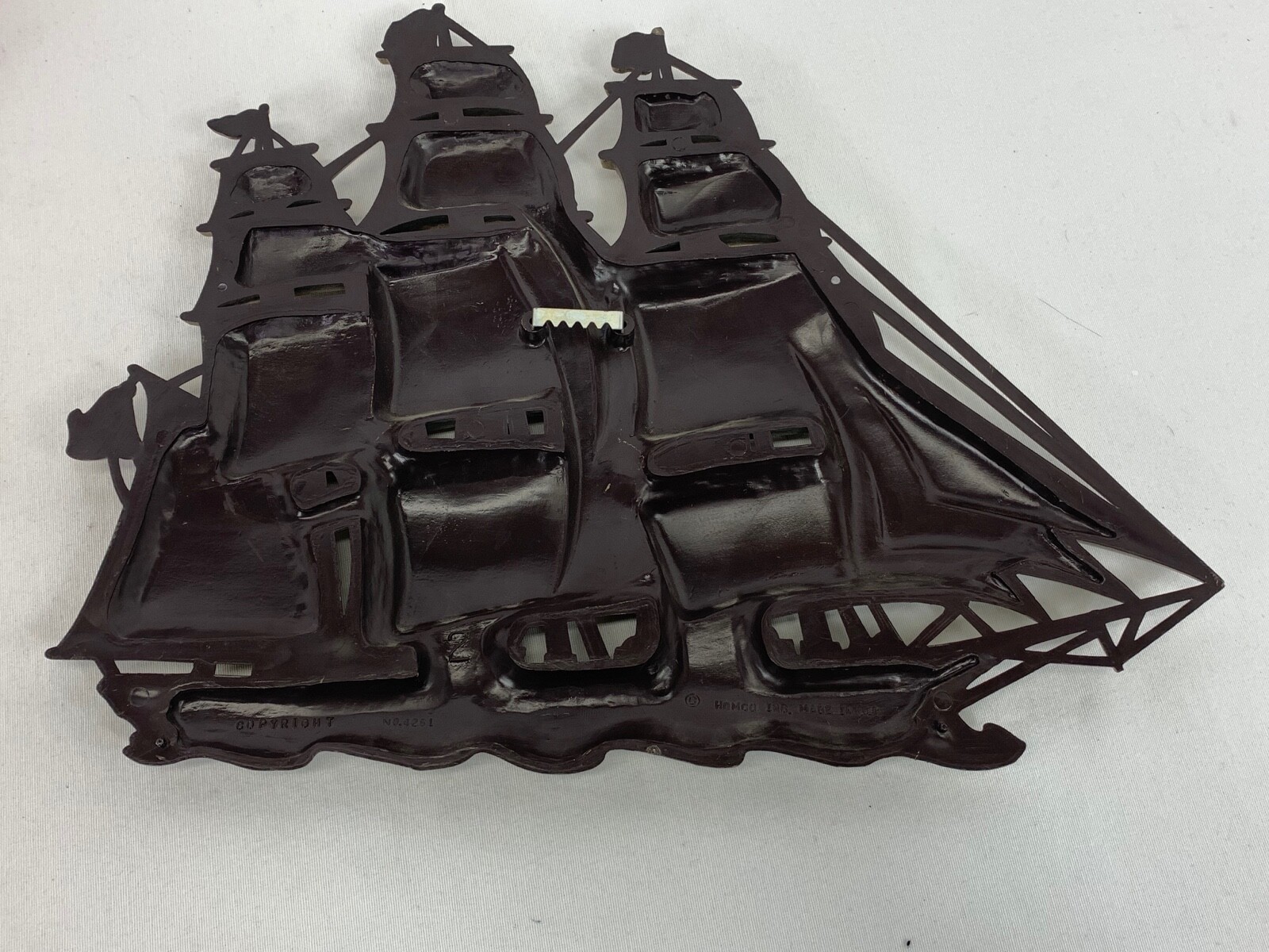 Homco Tall Sailing Ship Wall Mount | eBay