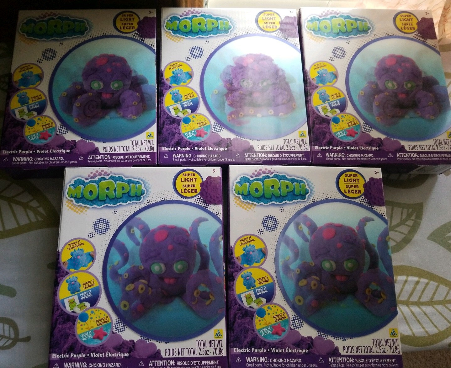 The Orb Factory MORPH Electric Purple 2.5 oz Building SAND (LOT OF 5 ...
