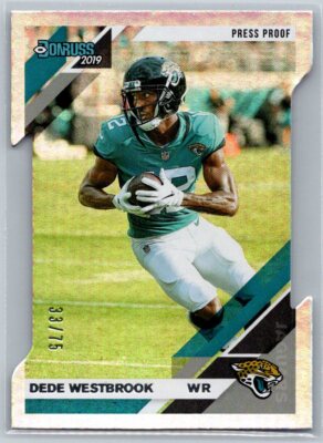 2019 Donruss #123 Dede Westbrook Press Proof Silver 33/75 JAGUARS | eBay