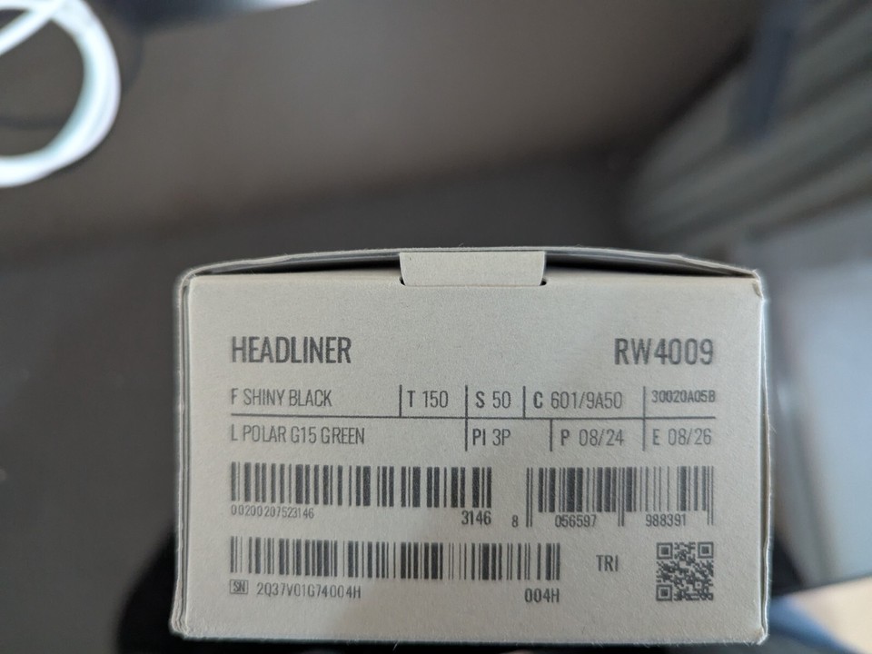 Ray-Ban Meta Headliner Smart Glasses In Shiny Black W/ Polar Green ...