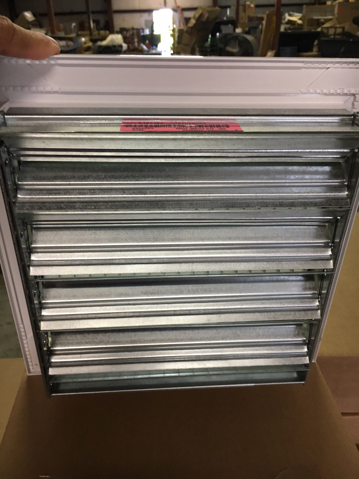 1 Titus 50F Louvered AC Return Diffuser Vent 10" X 10" / 12" X 12" New ...