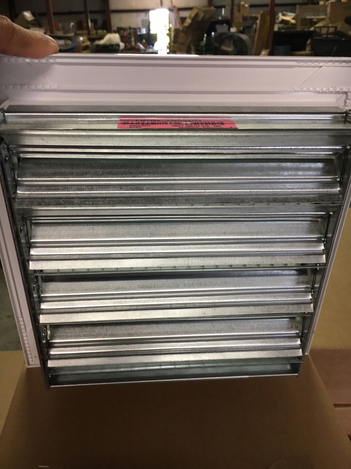 1 Titus 50F Louvered AC Return Diffuser Vent 10" X 10" / 12" X 12" New ...