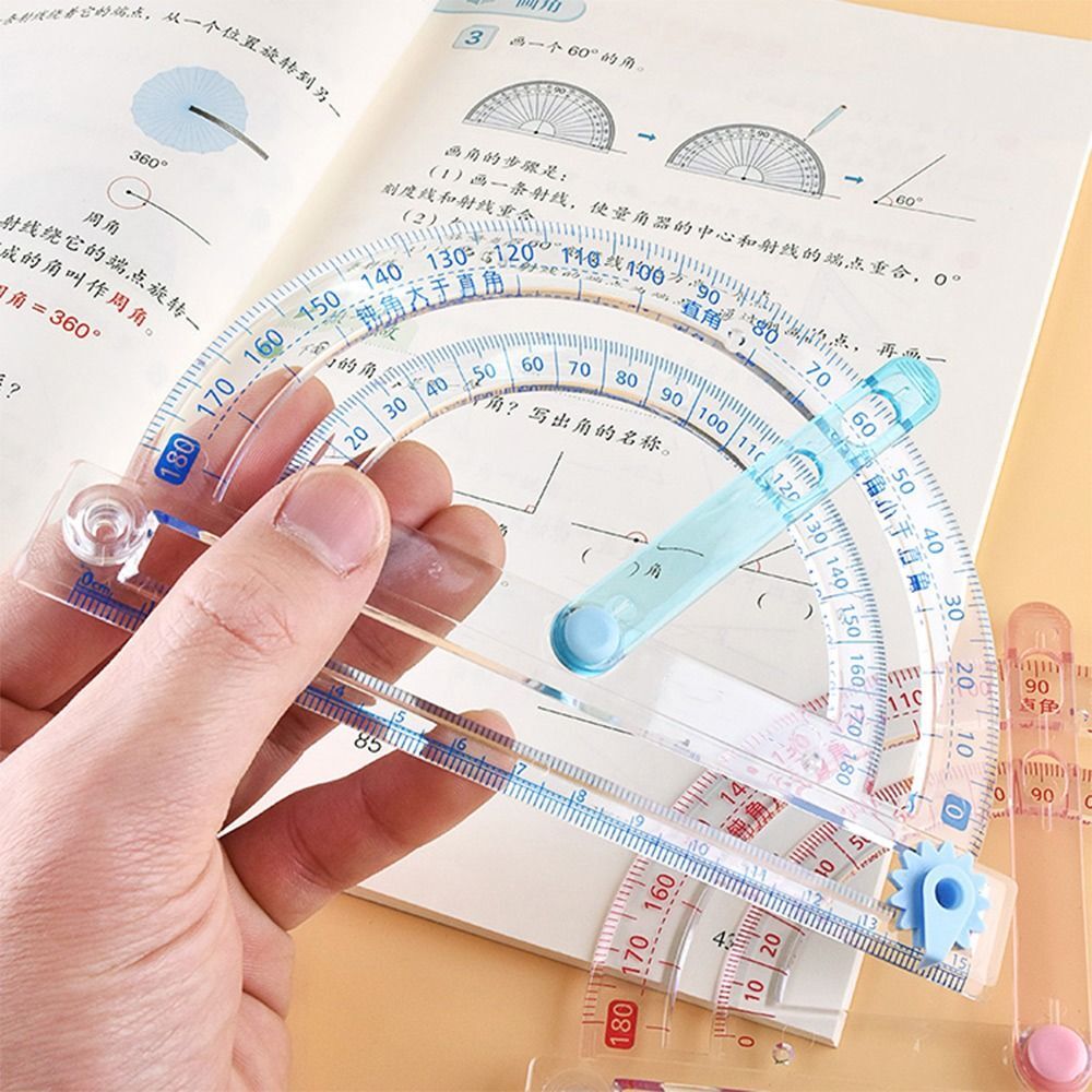 Draw Circle Tool Activity Corner Demonstrator Protractor Ruler ...