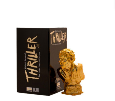 Michael Jackson Original Thriller Limited Number Ultra Gold Statue In ...