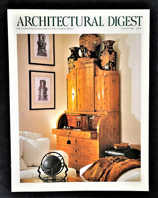 ARCHITECTURAL DIGEST Mag August 1993 Special Feature Howard Baker's ...