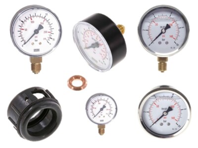 Manometer Vakuumeter Wasser Druckluftmanometer Glycerinmanometer Luft ...