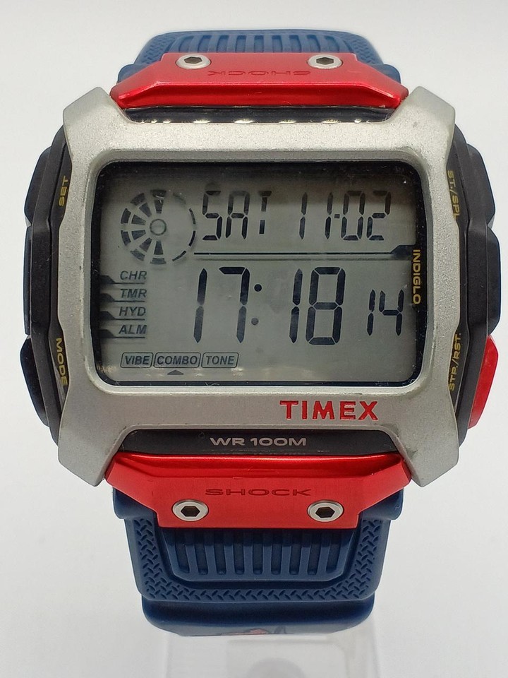 Timex Red Bull Cliff Diving M076 Quartz watch Wristwatch Japan 241108 ...