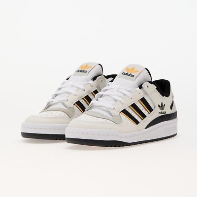 Adidas Originals Forum Low CL White Black Yellow IH7906 Casual Shoe ...
