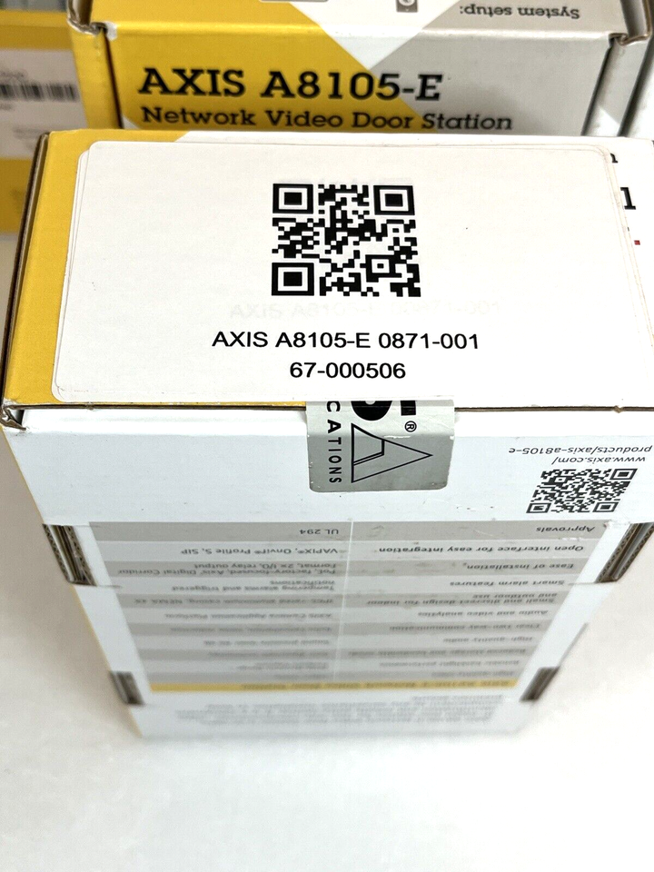 AXIS A8105-E Network Video Door Station, NEW SEALED, Ready to Ship, Warranty | eBay