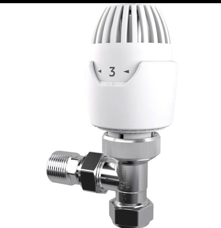 Drayton RT212 15mm Angled TRV - White for sale online | eBay
