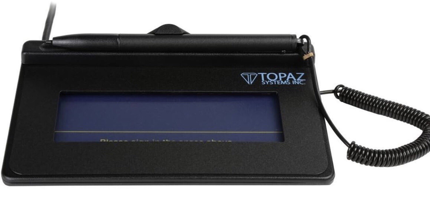 Topaz T-S460-HSB-R USB Electronic Signature Capture Pad for sale online ...