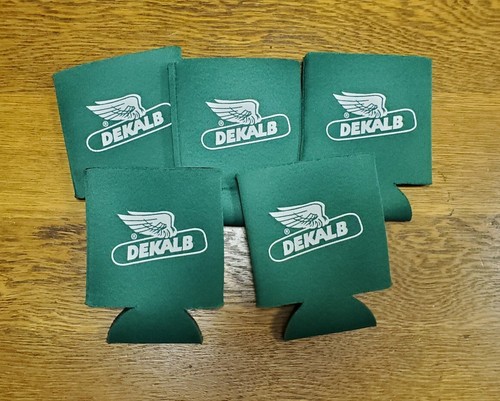 5 DeKalb Ag Seed Flying Ear Corn Green Can Beer Soda Koozies | eBay