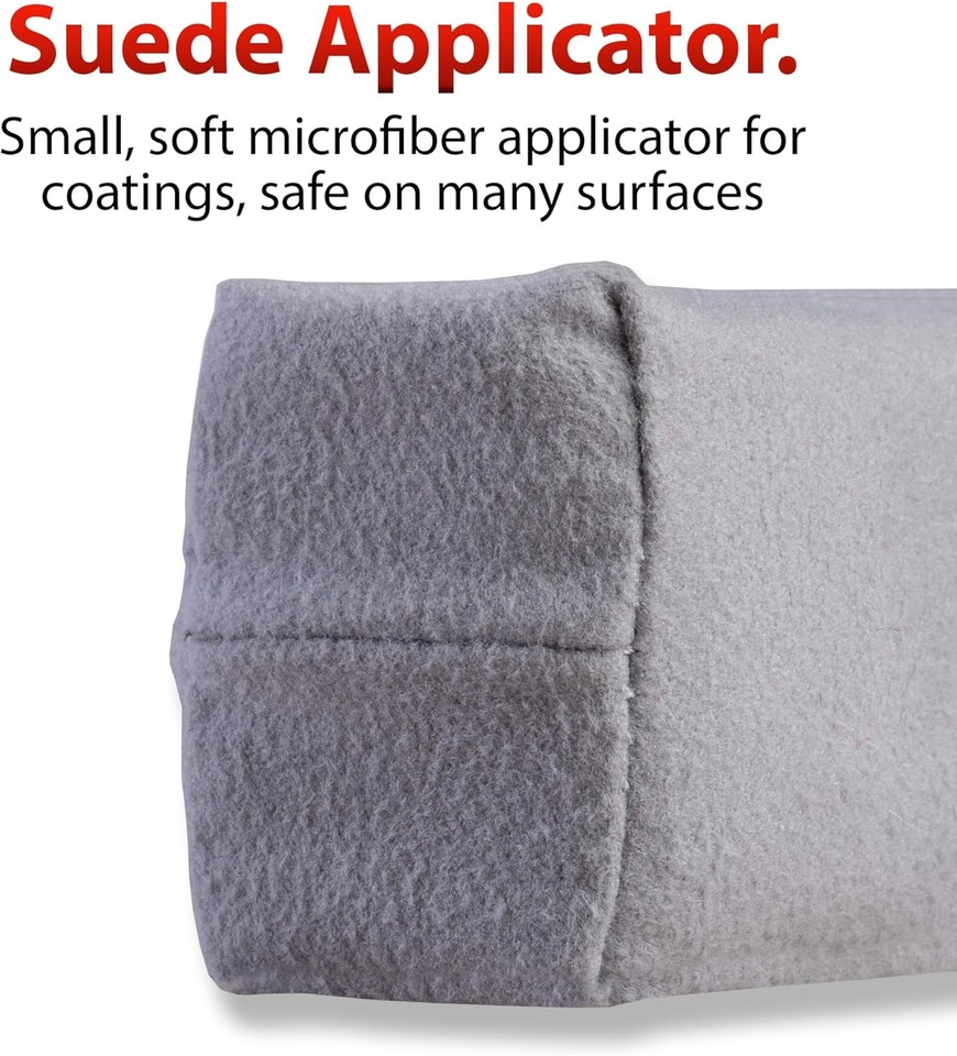 Adam's Polishes Suede Applicator (2 Pack) - Car Detailing Sponge, Use ...