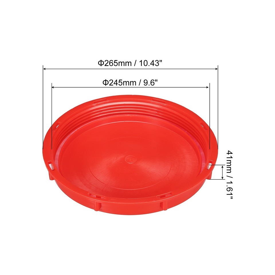 IBC Tote Lid Cover 9.6" IBC Water Liquid Tank Cap for Industry Red ...