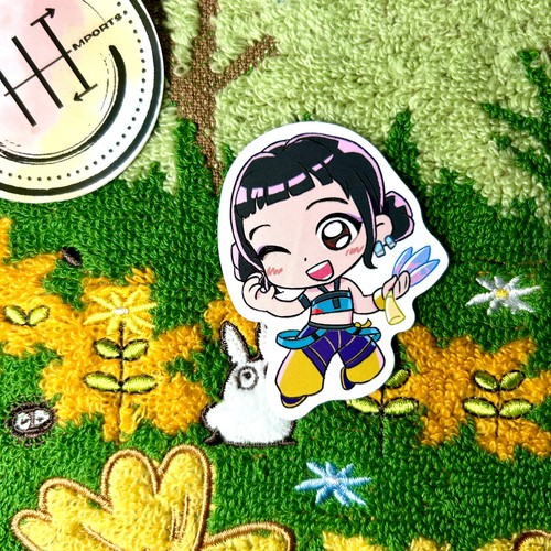 Kpop Demon Hunter Zoey Sticker Glossy Waterproof UV Resistant | Cute ...