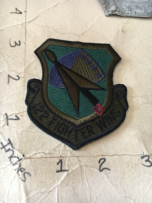 USAF 122nd Fighter Wing Squadron subdued patch 6/5/25 | eBay
