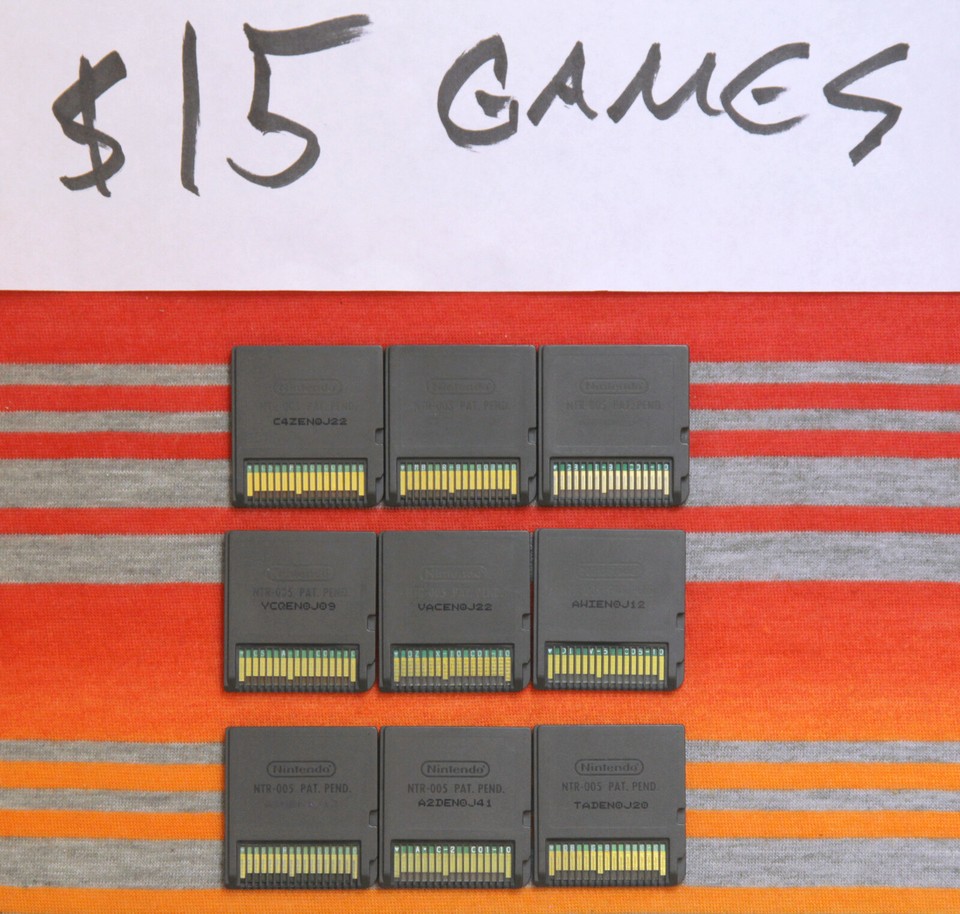 Nintendo DS & 3DS Games Authentic / Cleaned / Tested $5-15 Each Good ...