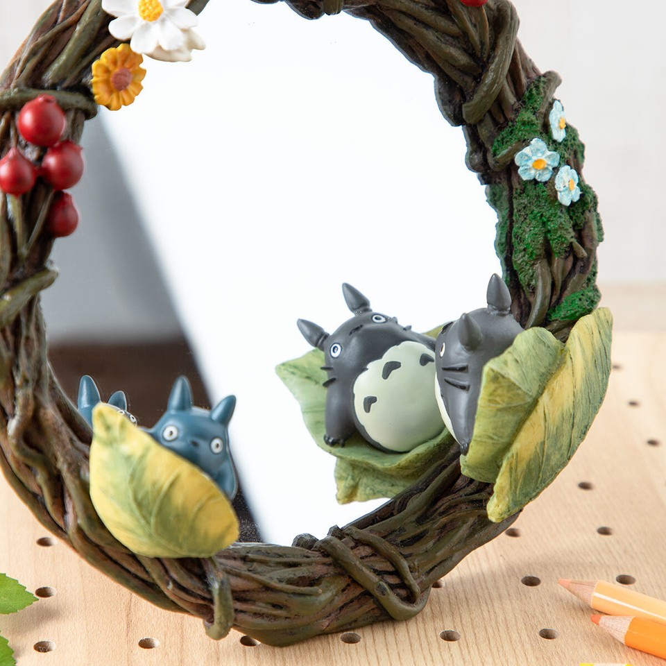 Ghibli Totoro Table/Wall Mirror My Neighbor Totoro Wall Hanging/Figure ...