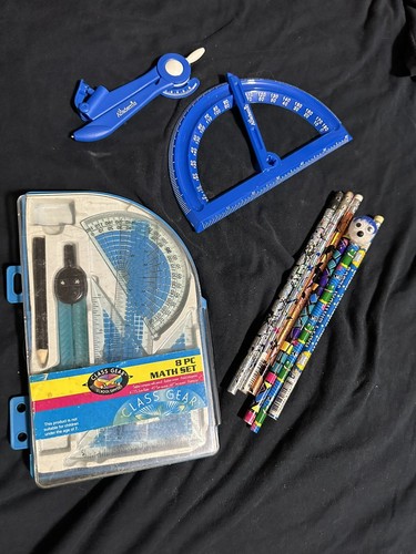 Math Supplies Lot | eBay