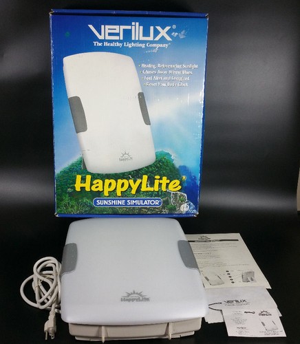 Verilux HappyLite Sunshine Simulator Natural Light SAD Therapy HPL2 ...