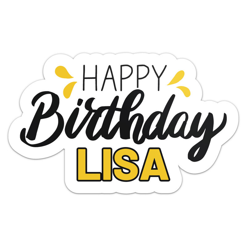 Happy Birthday Lisa Clip Art