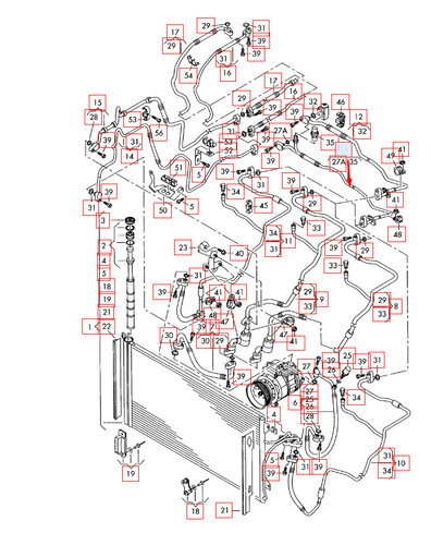 NEW AUDI Q7 4L AIR CONDITION HOSE PIPE LHD 7L6820741F OEM | eBay